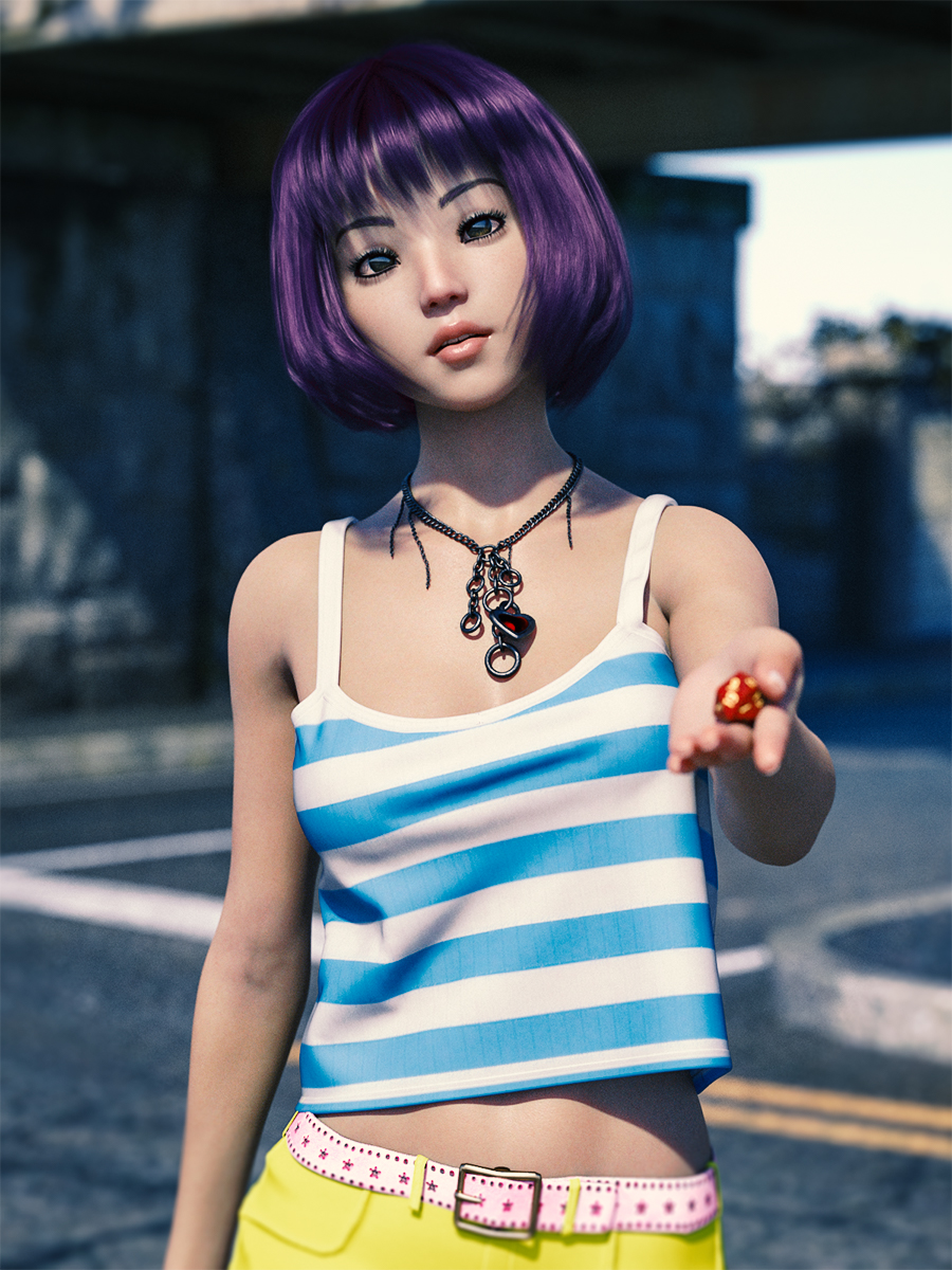 Kioko [P3D Mika 8 Morph Package][pixiv_2018年5月14日 22:32投稿] – 夕日のトリコ